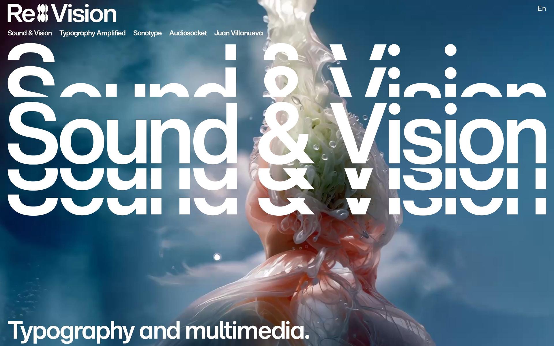 Sound & Vision | Web Design Inspiration | Siteinspire