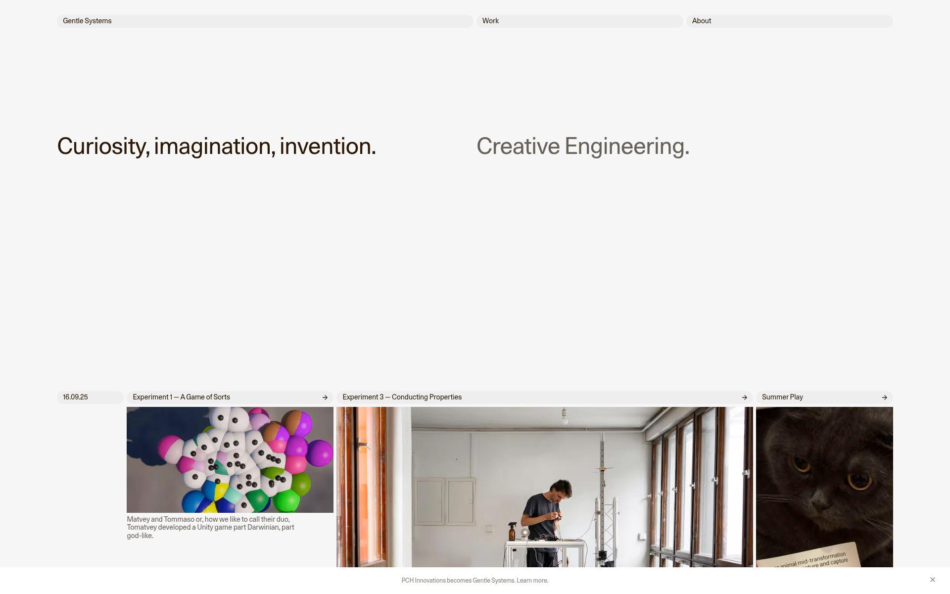 Gentle Systems | Web Design Inspiration | Siteinspire