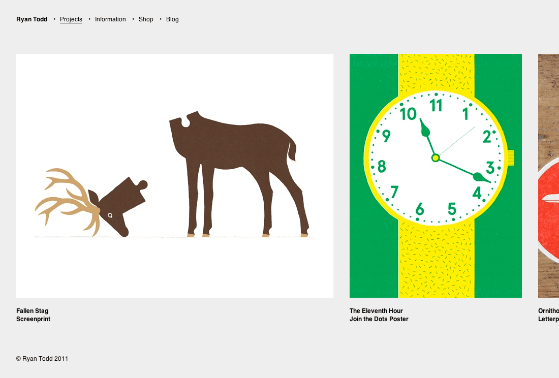 Ryan Todd | Web Design Inspiration | Siteinspire