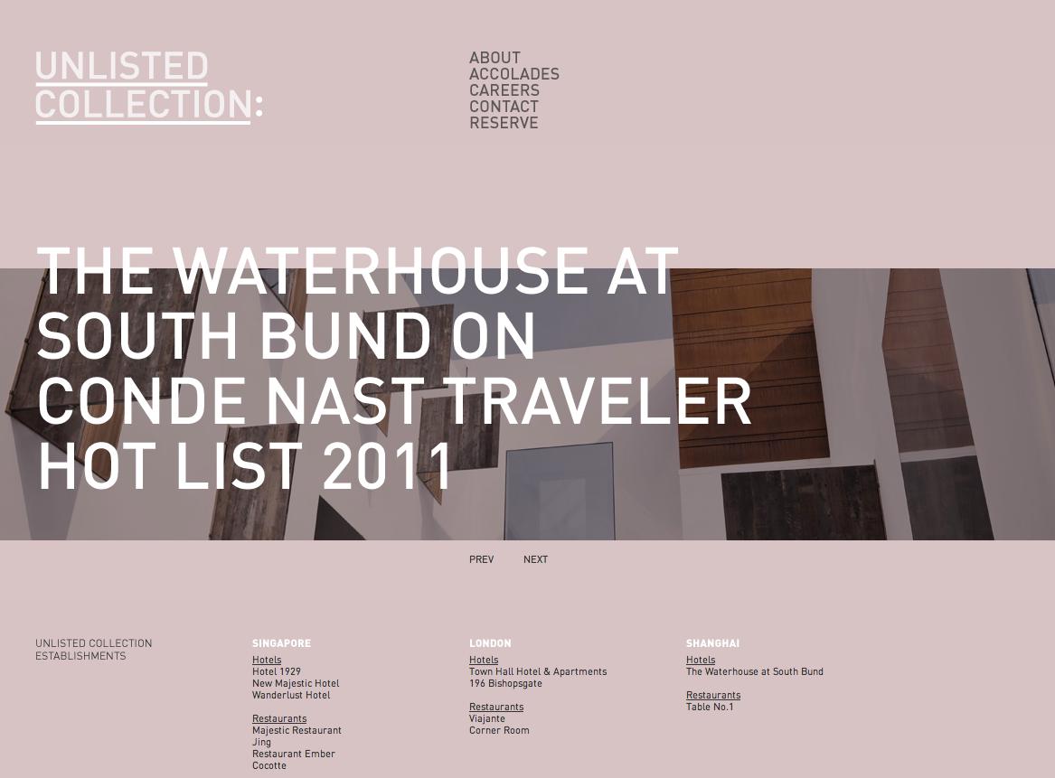 Unlisted Collection | Web Design Inspiration | Siteinspire