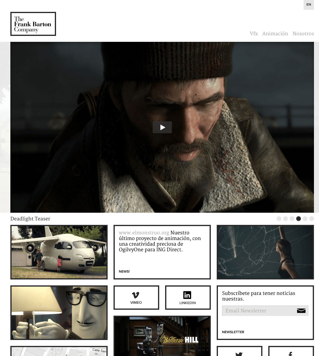The Frank Barton Company | Web Design Inspiration | Siteinspire
