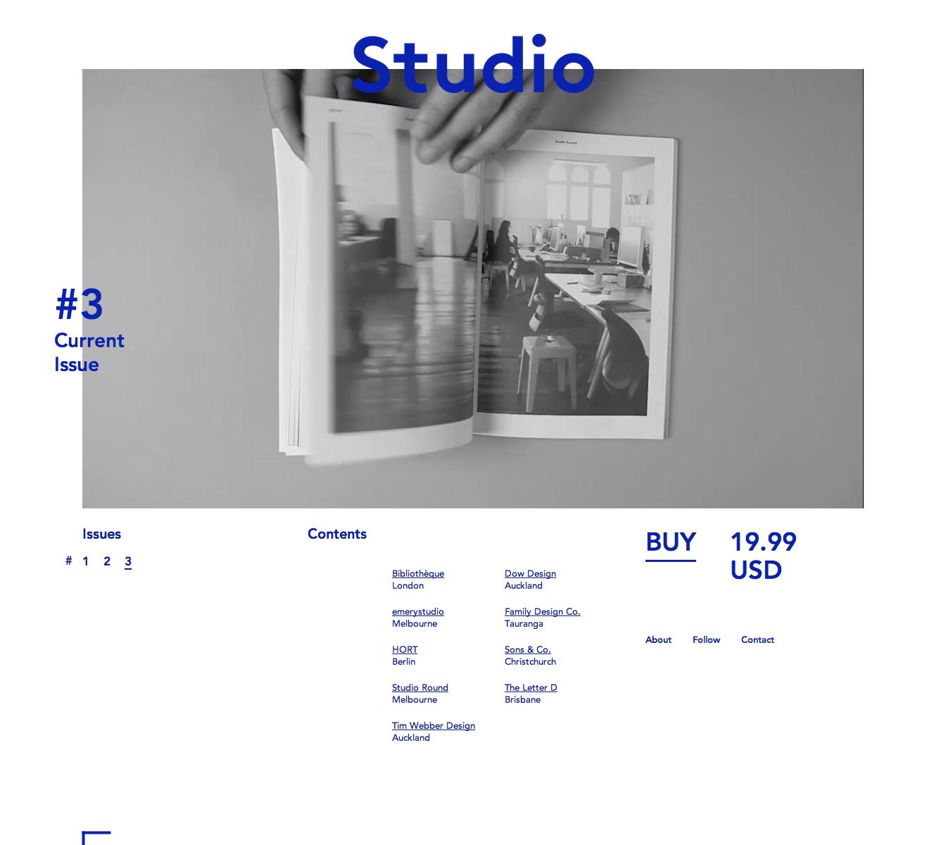 Studio Magazine | Web Design Inspiration | Siteinspire