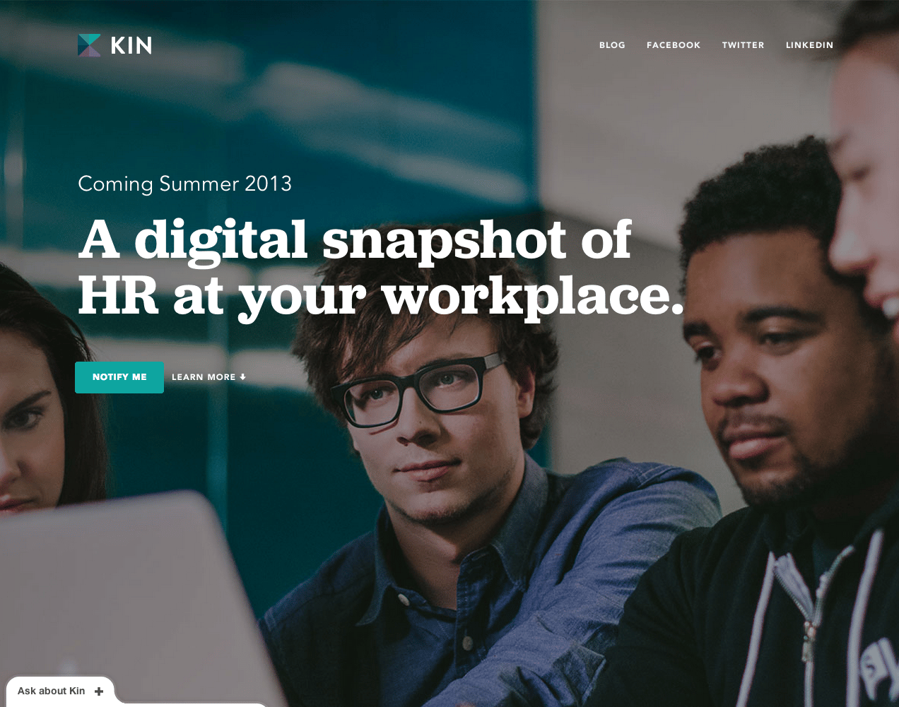 Kin | Web Design Inspiration | Siteinspire