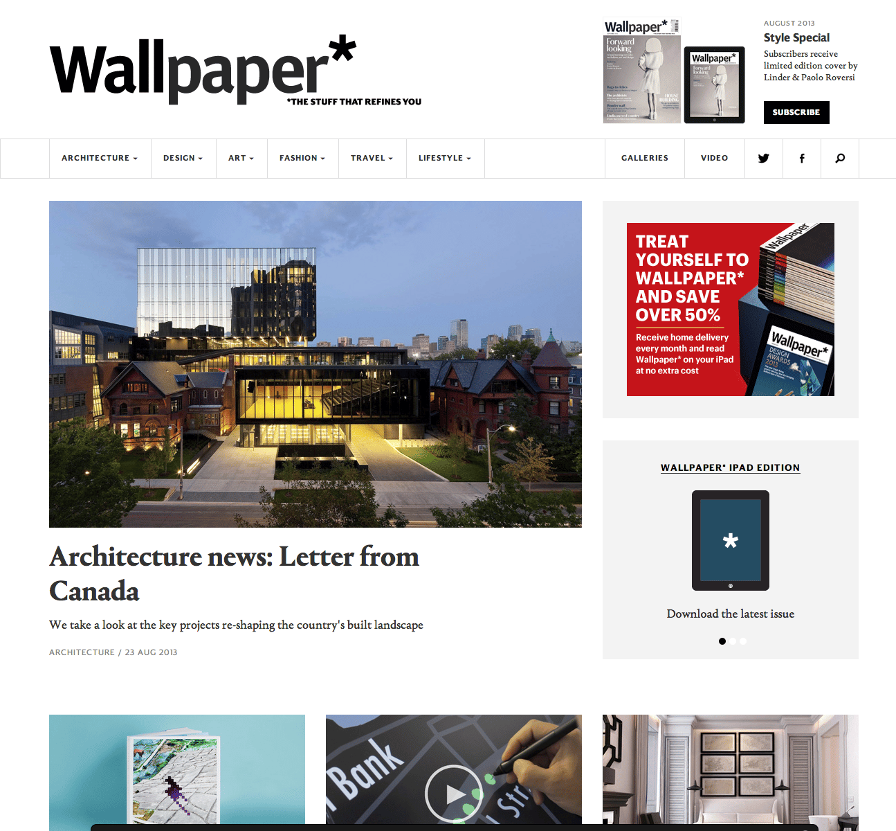 Wallpaper* | Web Design Inspiration | Siteinspire