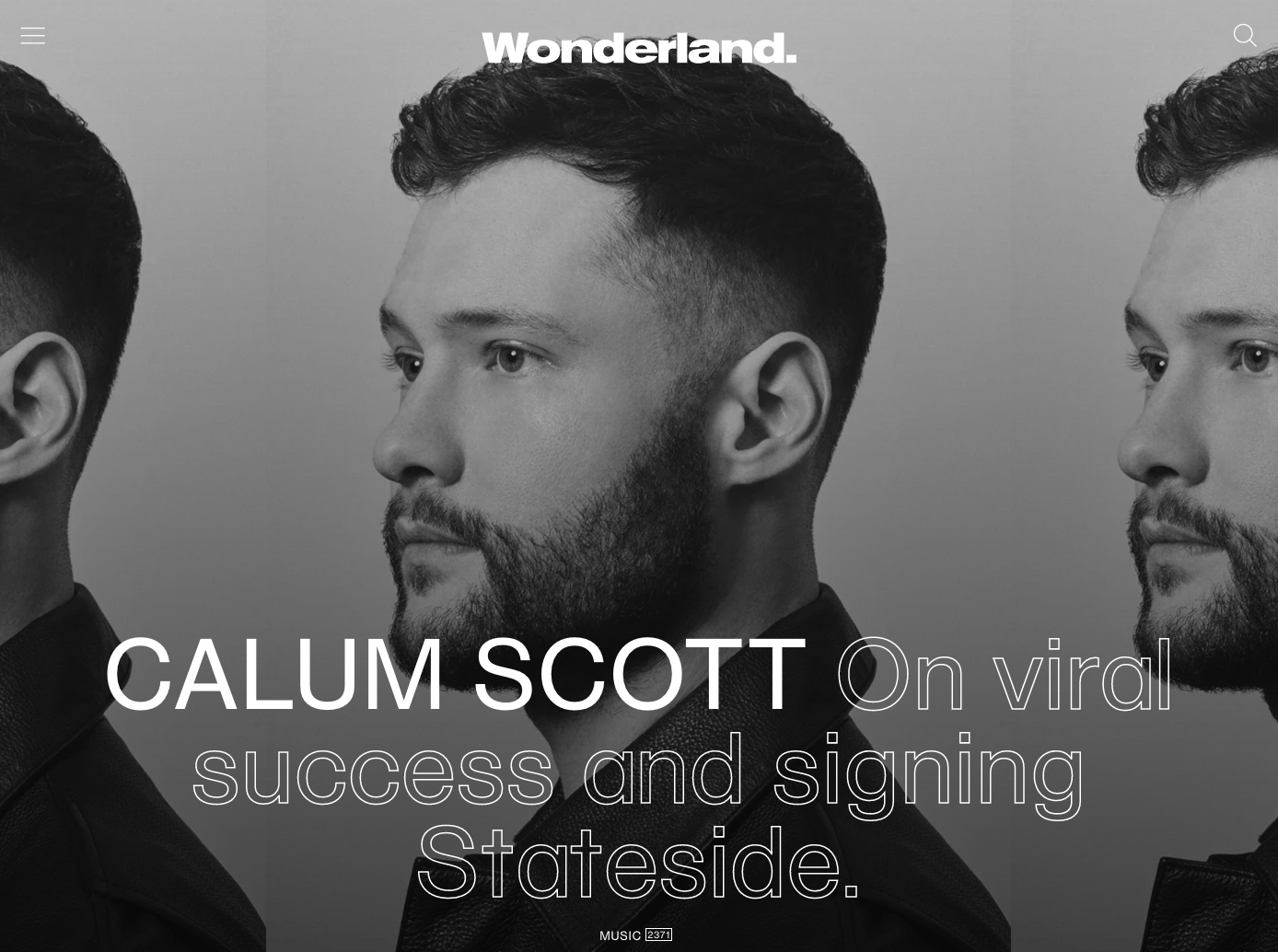 Wonderland Magazine | Web Design Inspiration | Siteinspire
