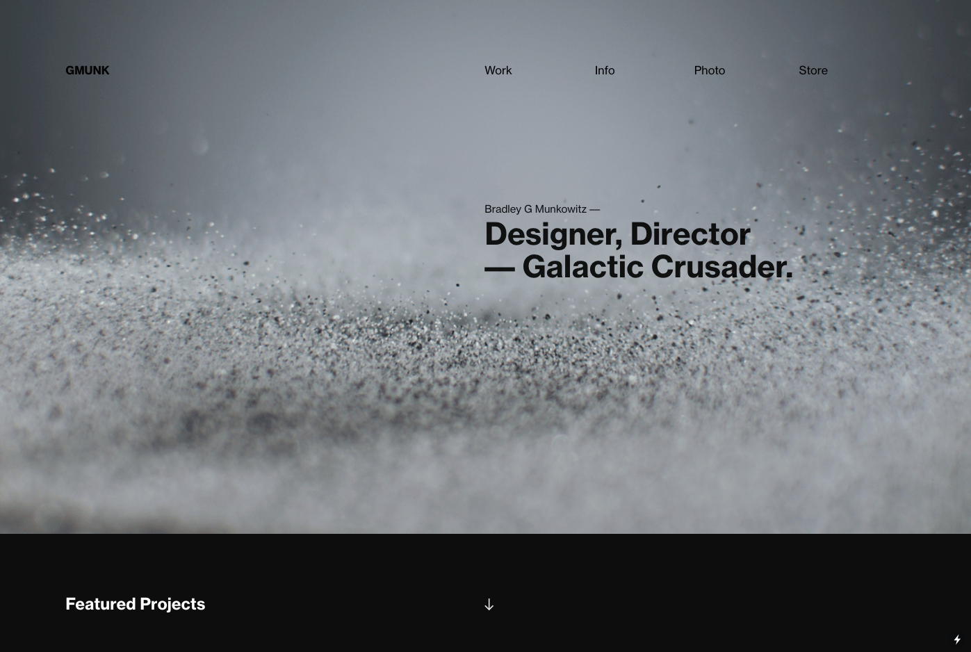 GMUNK | Web Design Inspiration | Siteinspire