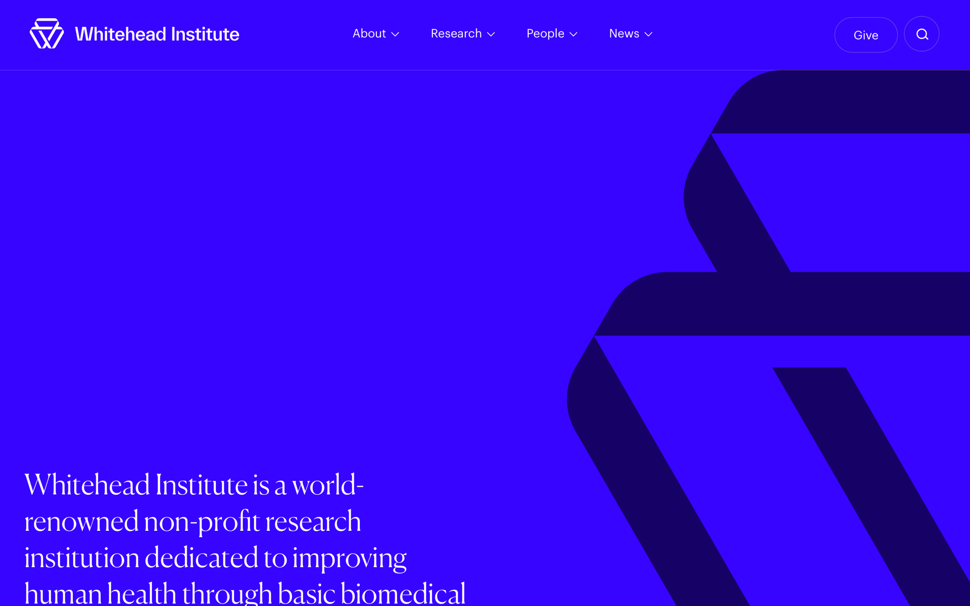 Whitehead Institute | Web Design Inspiration | Siteinspire