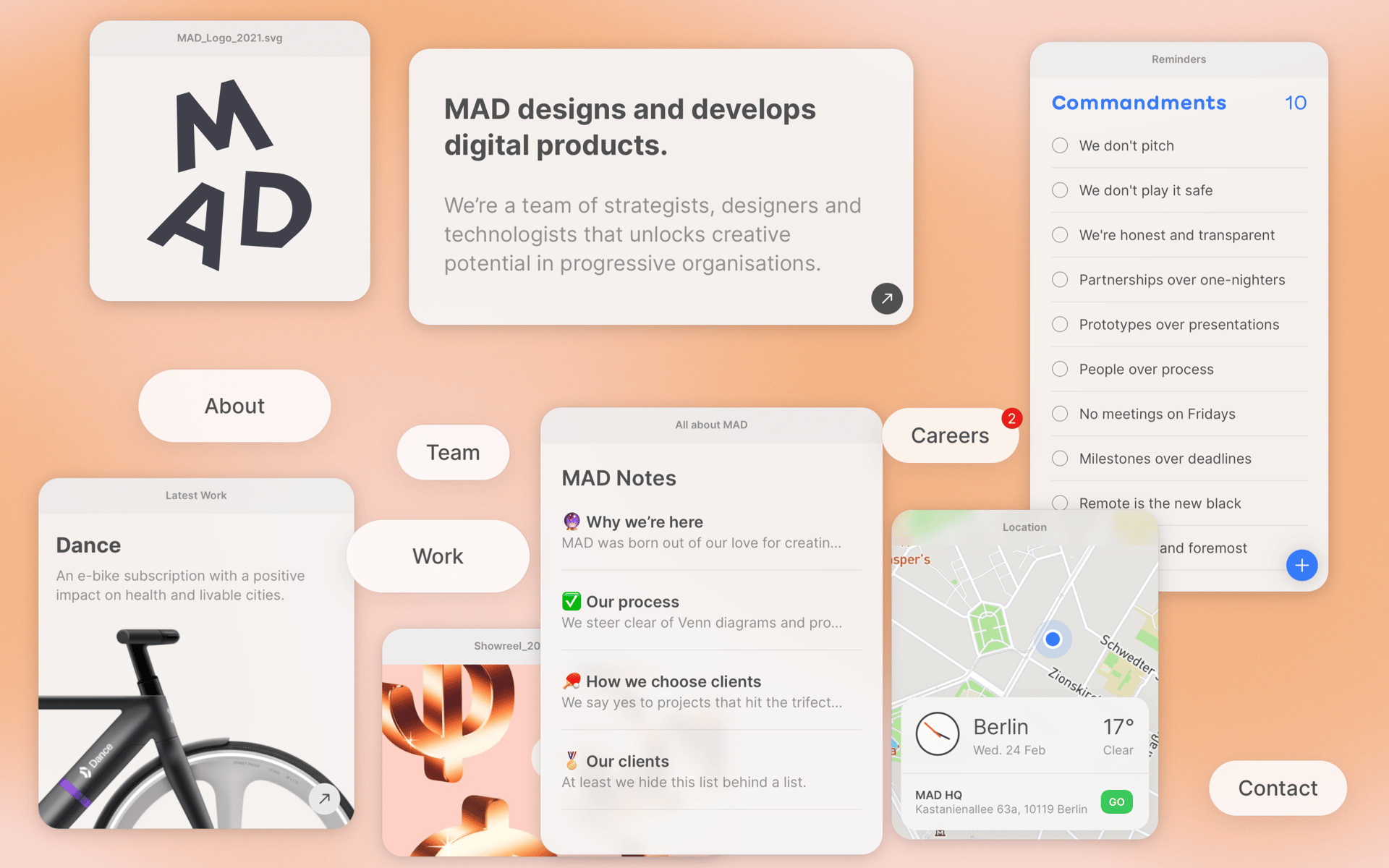 MAD | Web Design Inspiration | Siteinspire
