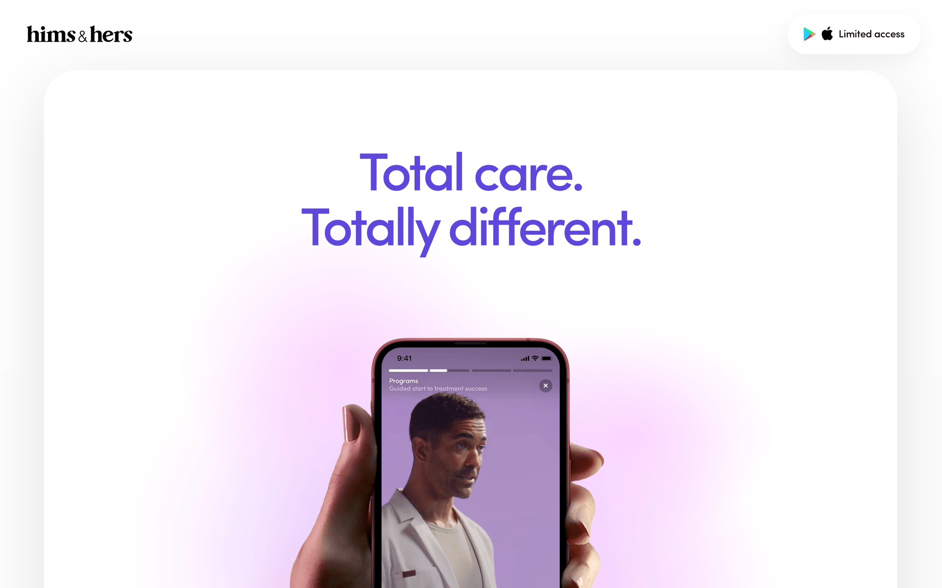 Hims & Hers App | Web Design Inspiration | Siteinspire