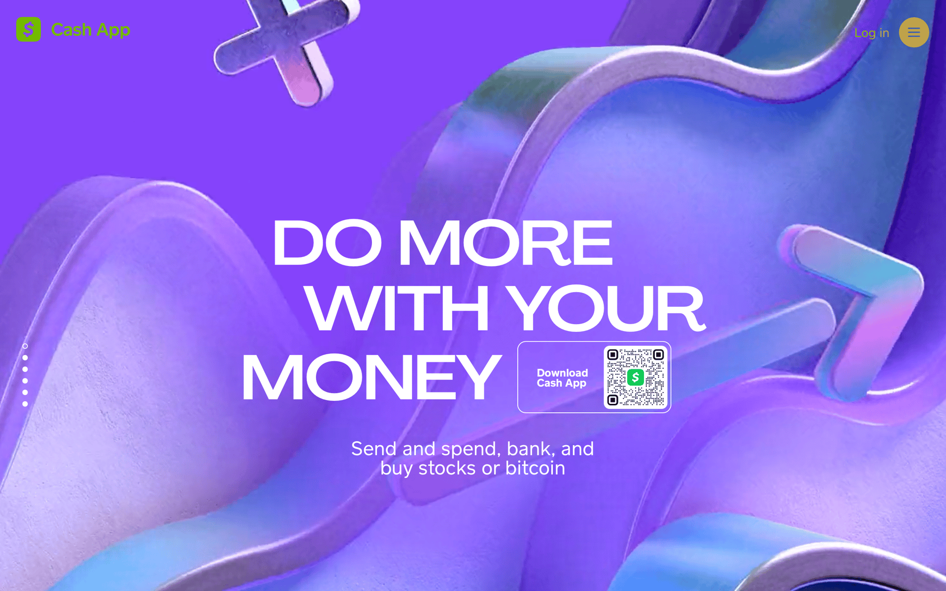 Cash App | Web Design Inspiration | Siteinspire