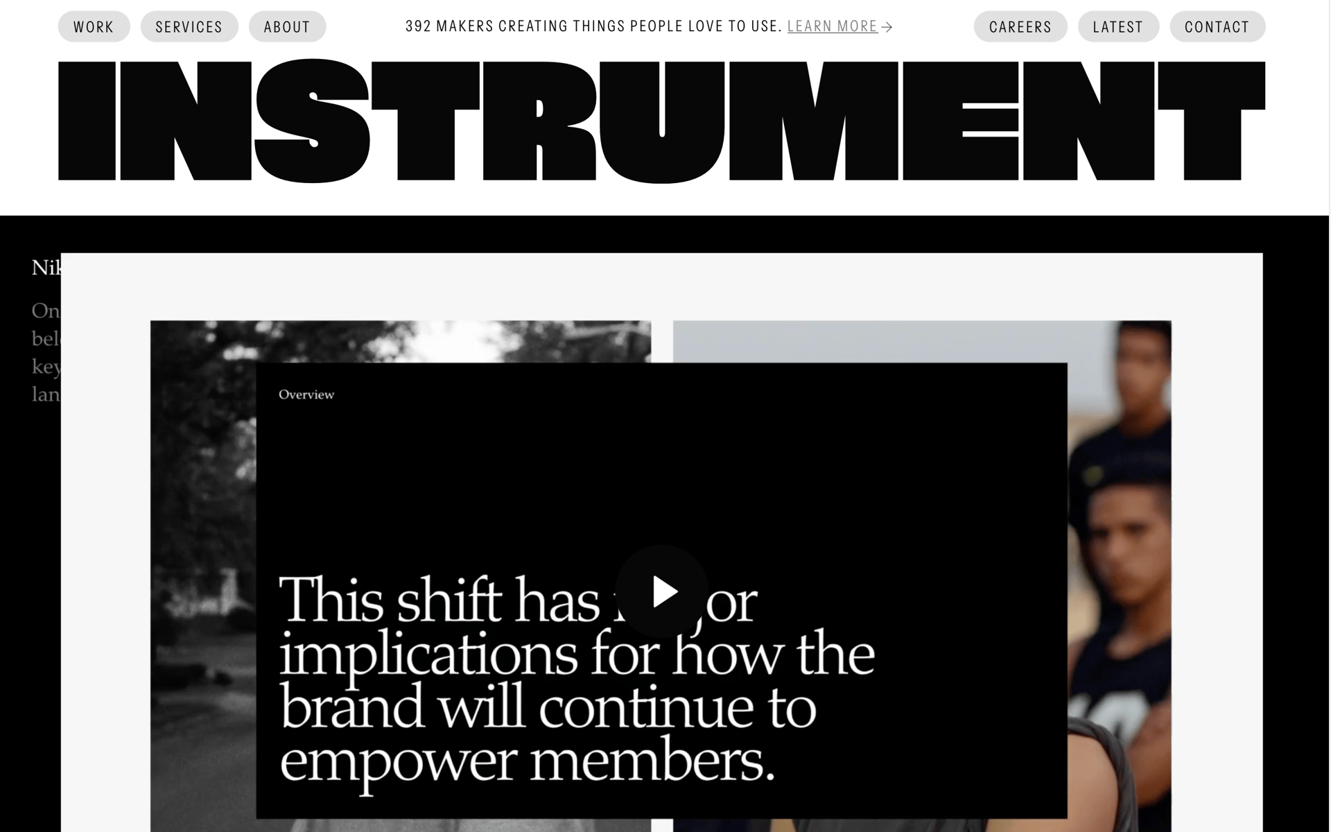 Instrument | Web Design Inspiration | Siteinspire