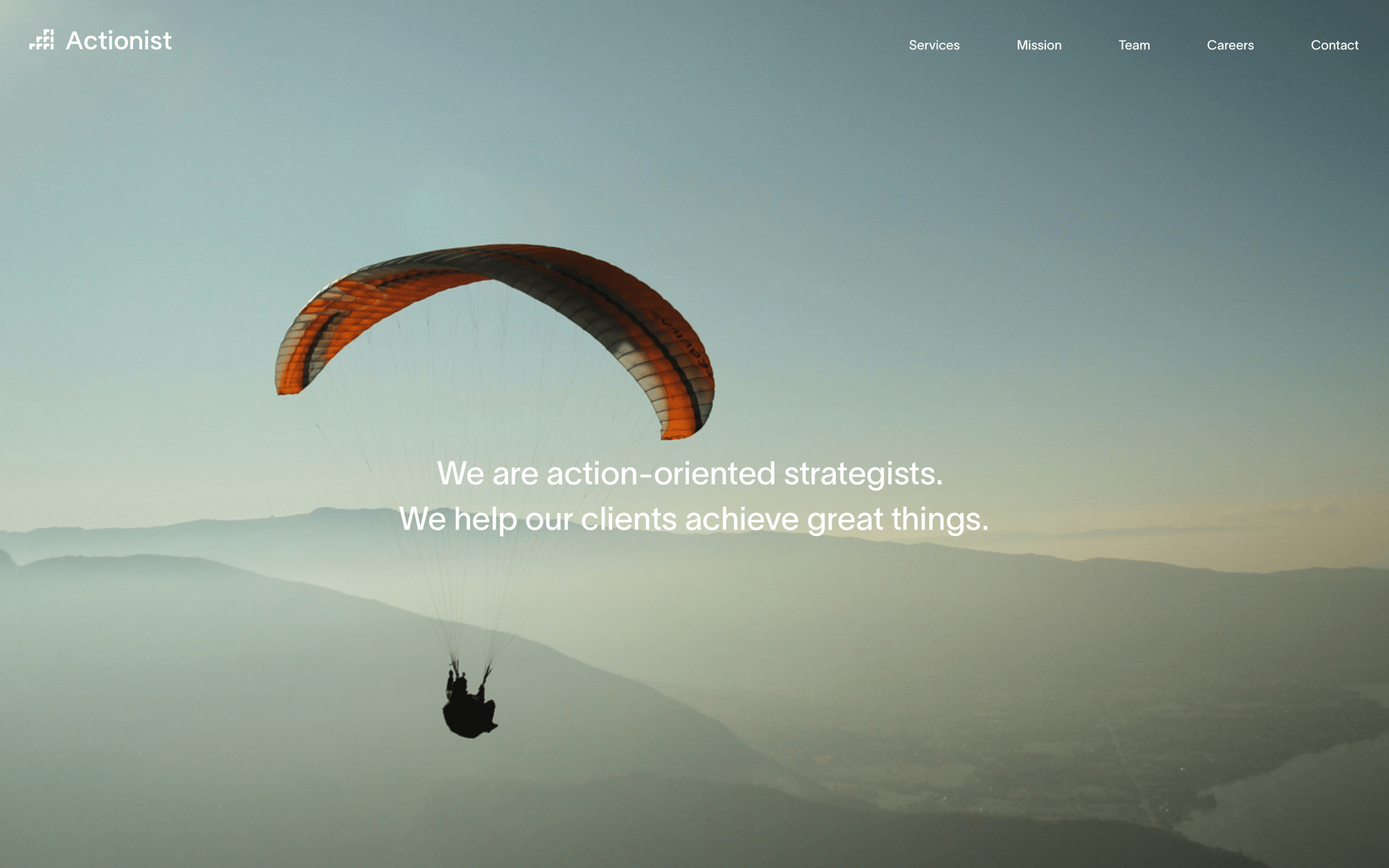 Actionist Consulting Group | Web Design Inspiration | Siteinspire