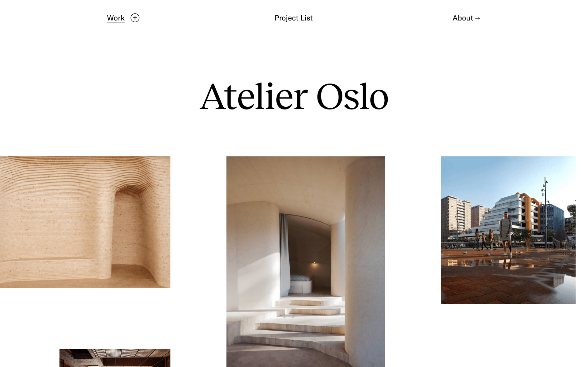 Atelier Oslo | Web Design Inspiration | Siteinspire