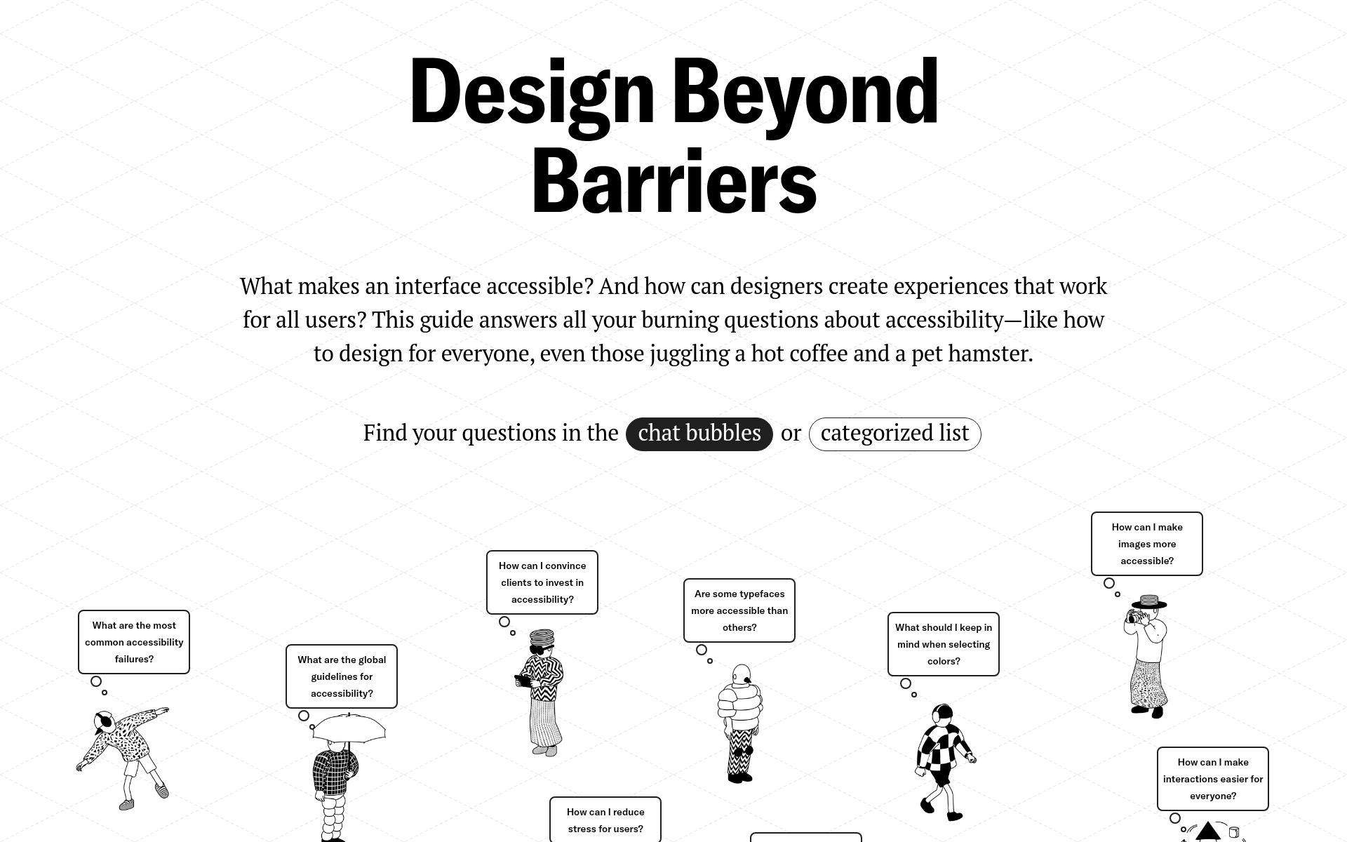 Design Beyond Barriers | Web Design Inspiration | Siteinspire