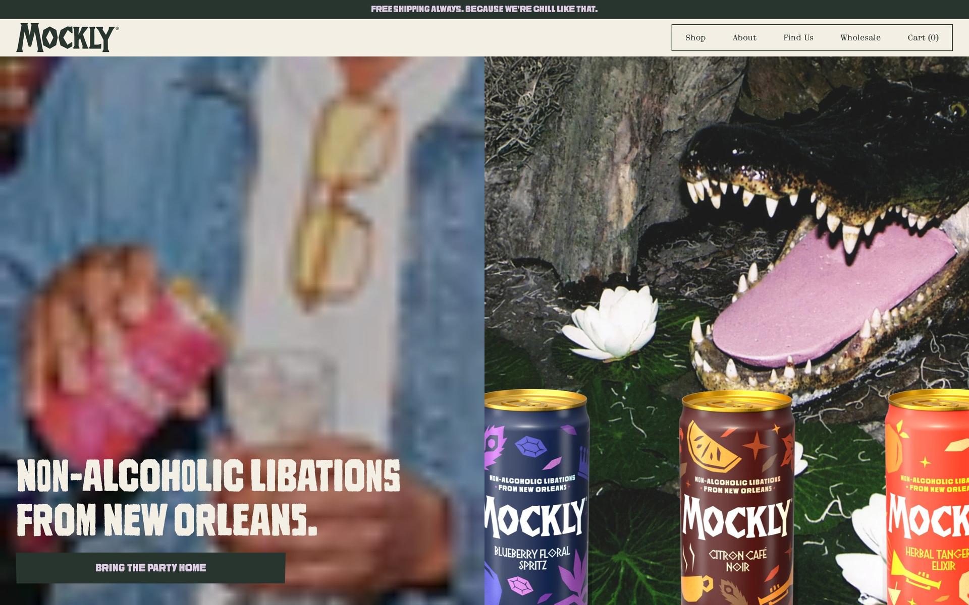 Drink Mockly | Web Design Inspiration | Siteinspire