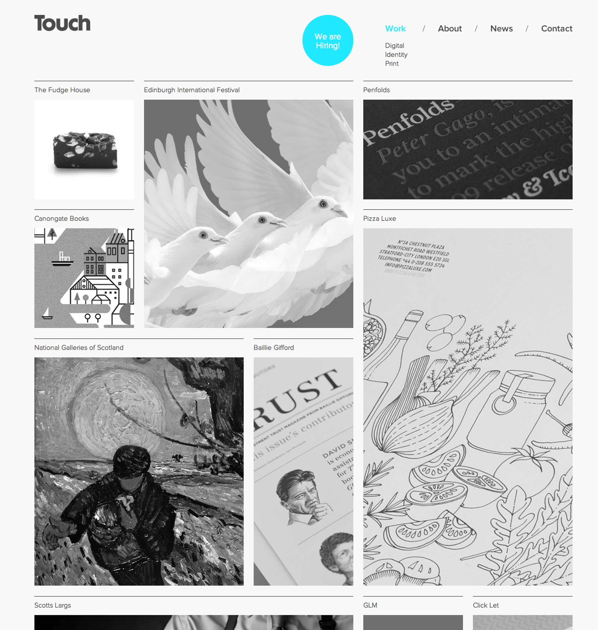 The Best Greyscale Websites | Siteinspire